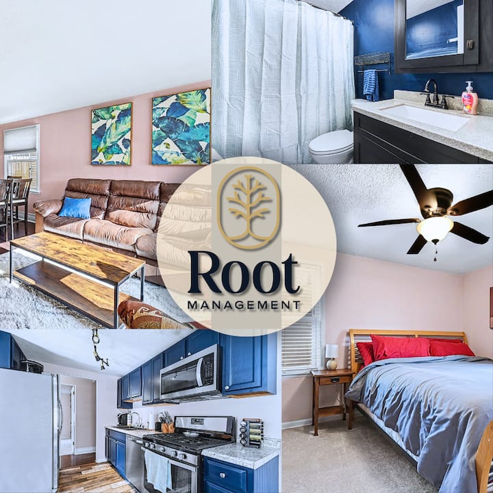 Work & Unwind: 2br + Office Near Sb River - South Bend, IN