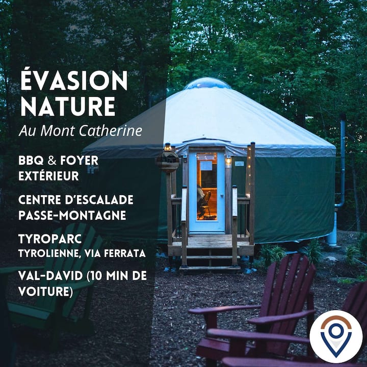 Yourte Spacieuse Dans Les Bois - Sainte-Agathe-des-Monts
