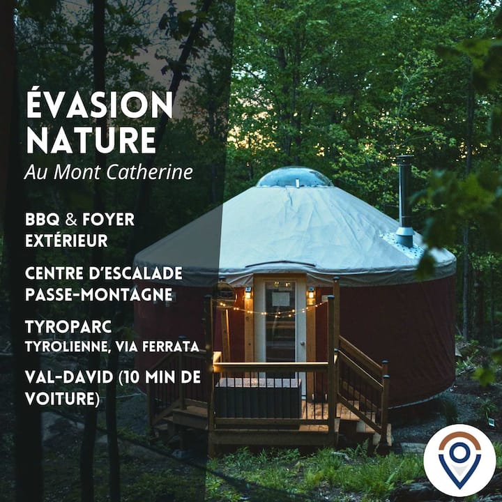 Yourte Cozy Dans Les Bois - Sainte-Agathe-des-Monts
