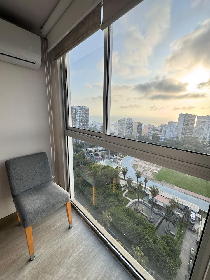 Luxury Ocean View With Ac, Pool, Gym - Perú