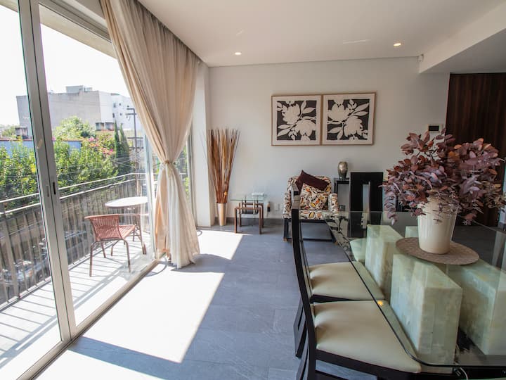 New Apartment Near Tourist Attractions - Mexico City