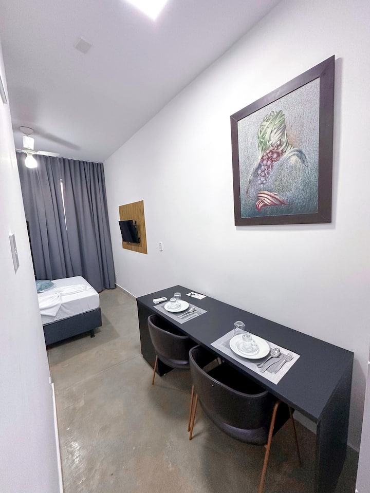 Flat Perfeito Climatizado Central - Caratinga