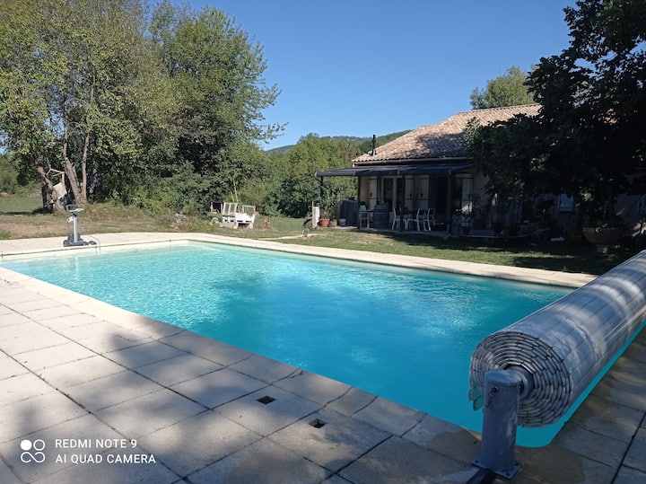 Maison Avec Une Piscine, Clim Rdc Accessible Pmr - Foix