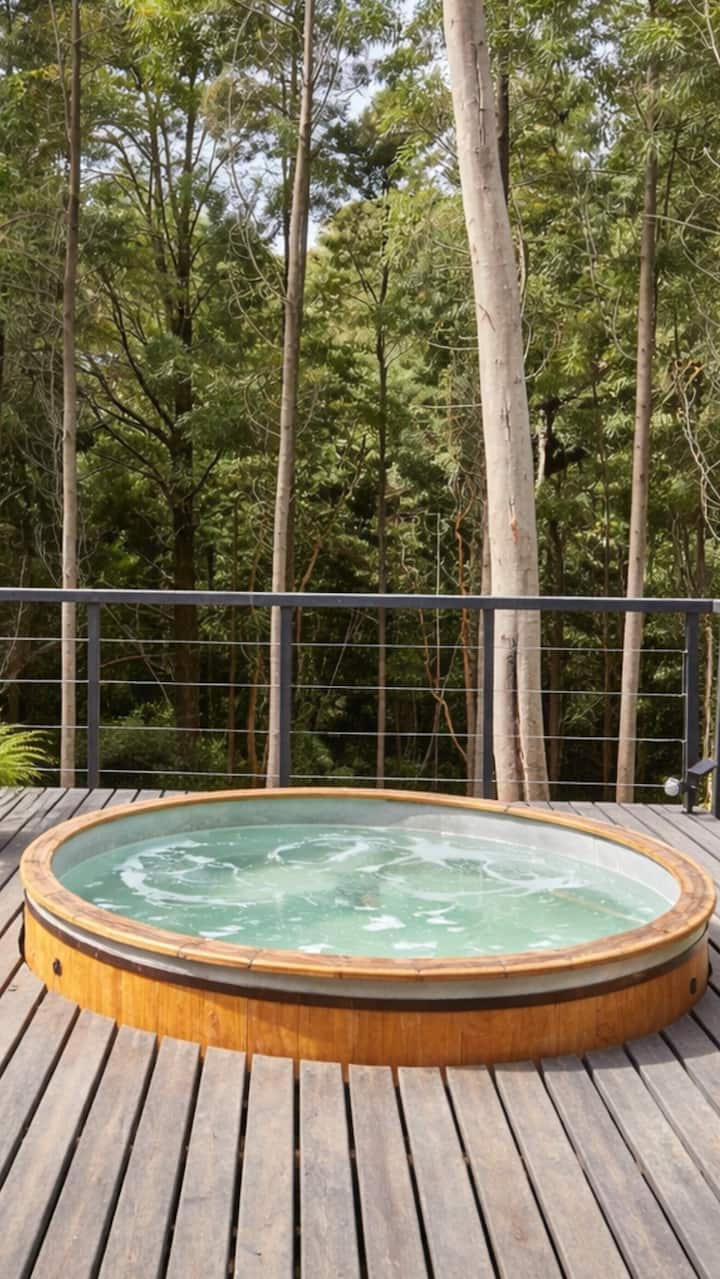 Cabaña En Selva Valdiviana | Tinaja Uso Ilimitado - Los Ríos