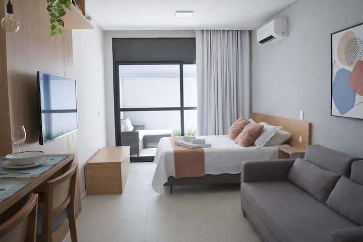 Studio Moderno Com Piscina E Academia Na Liberdade - São Paulo