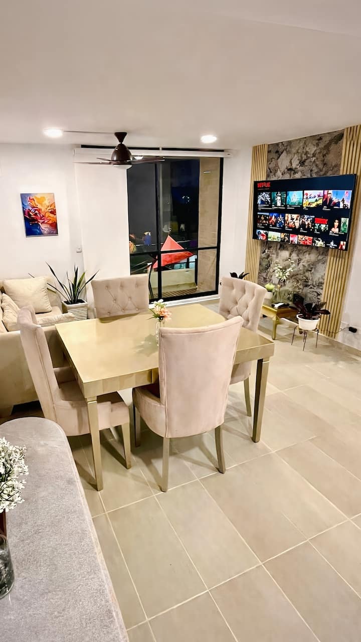 Apartamento 3 Cuarto, Cocina, Balcón, 2 Baño, Wifi - Barranquilla