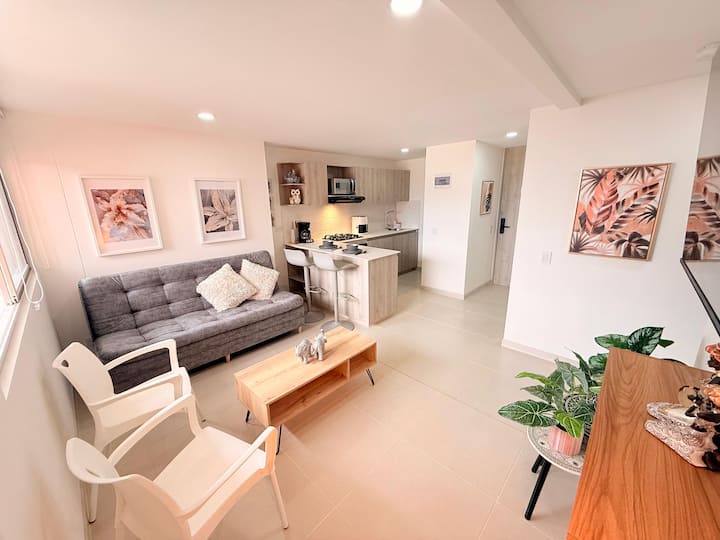 Modern Apartment 1br, Home Office, Pool, Gym - Colombia