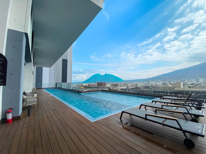 Moderno Departamento En El Centro De Monterrey - Monterrey