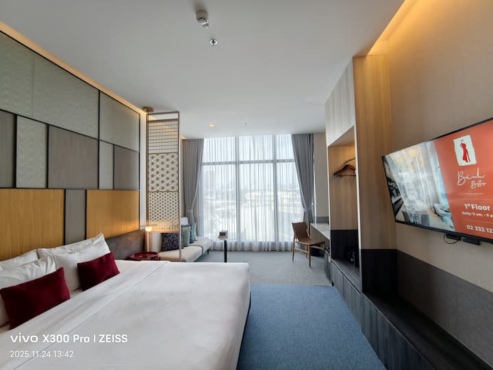 素坤逸轻轨沿线一卧房间/泳池Gym/4晚送接机/bts步行5分钟/直通市中心/通罗 5 分钟/近暹罗 - Tailandia