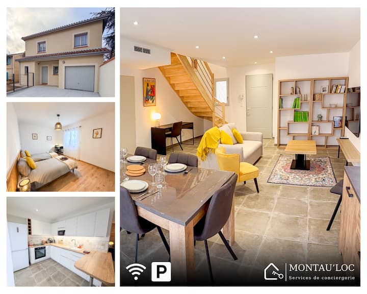 Les Oiseaux, Maison De 3 Chambres Et Climatisation - Montauban