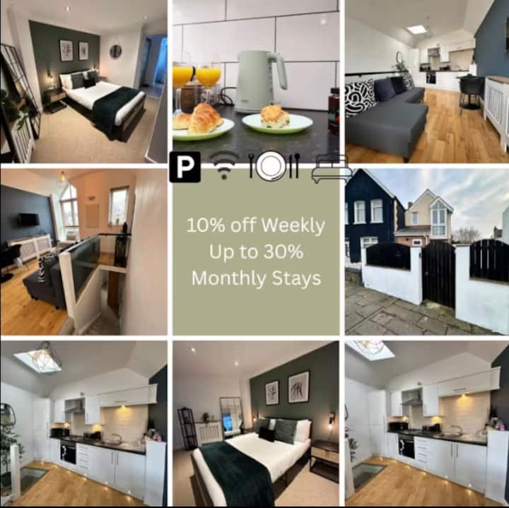 10% Off Weekly/30% Monthly Discount, Free Parking - Cardiff