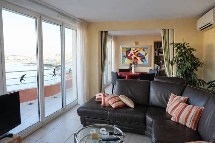 Rooftop Cap D’agde – Vue Mer & Port – 12 Voyageurs - Agde