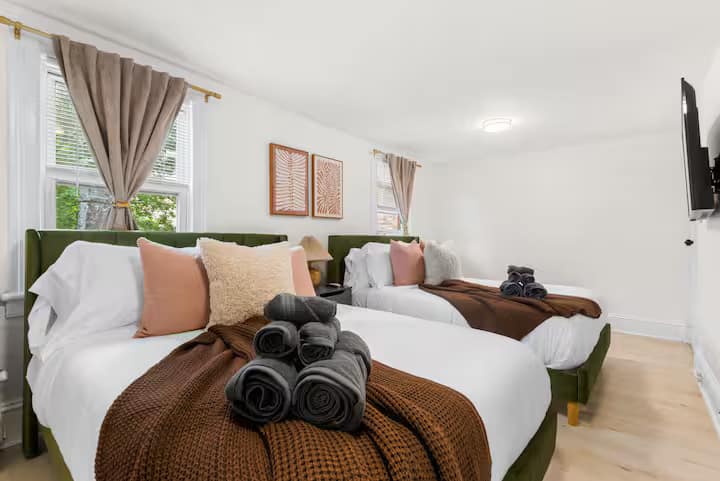 Cozy: Fifa World Cup-10mins/king Beds/nyc/games - Hoboken, NJ