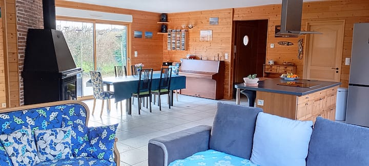Maison Spacieuse En Bois, Proche De L'océan - Auray
