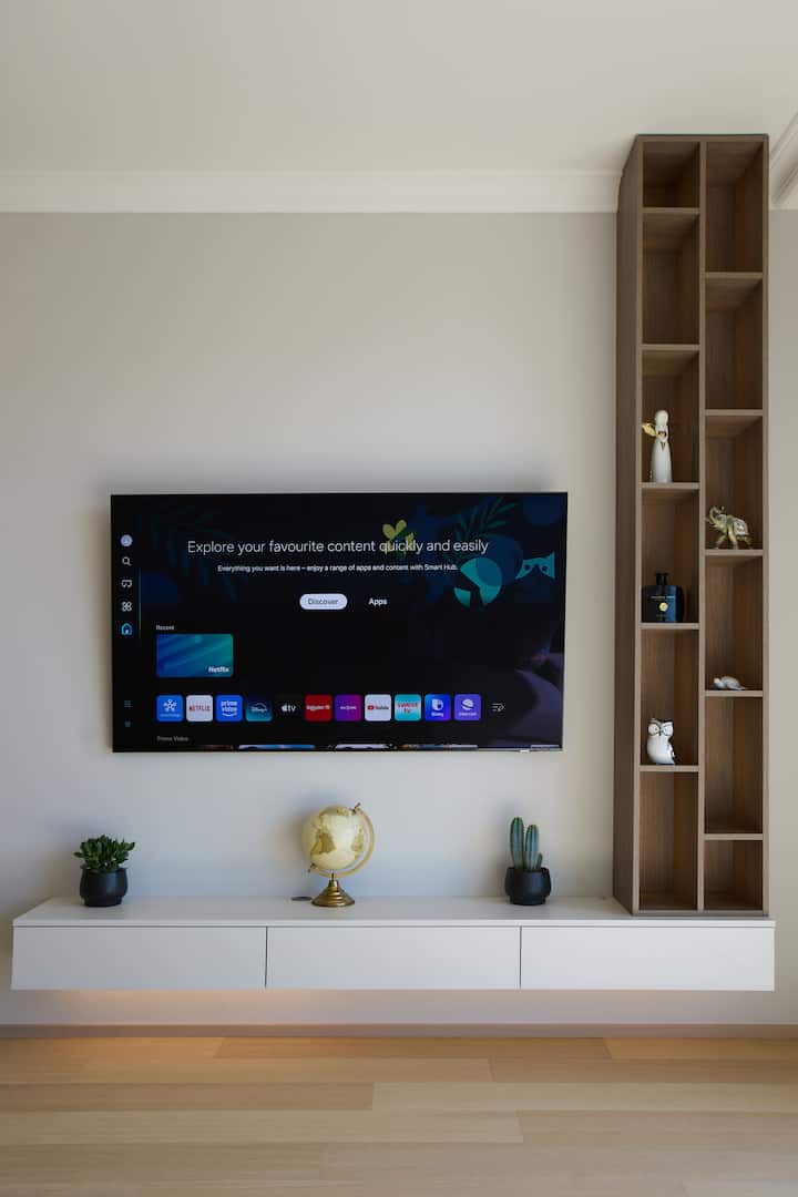 65m2-modern Luxury City View Apartment • Parking - Praga