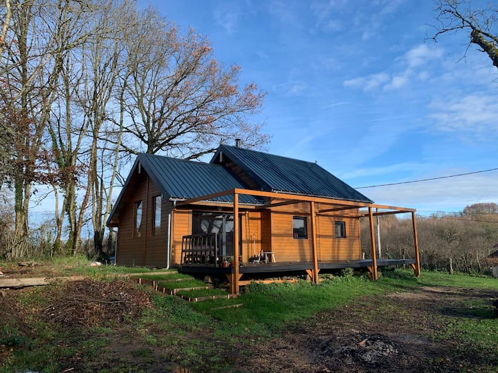L'île Verte : Maison Bois En Morvan - Lac du Crescent