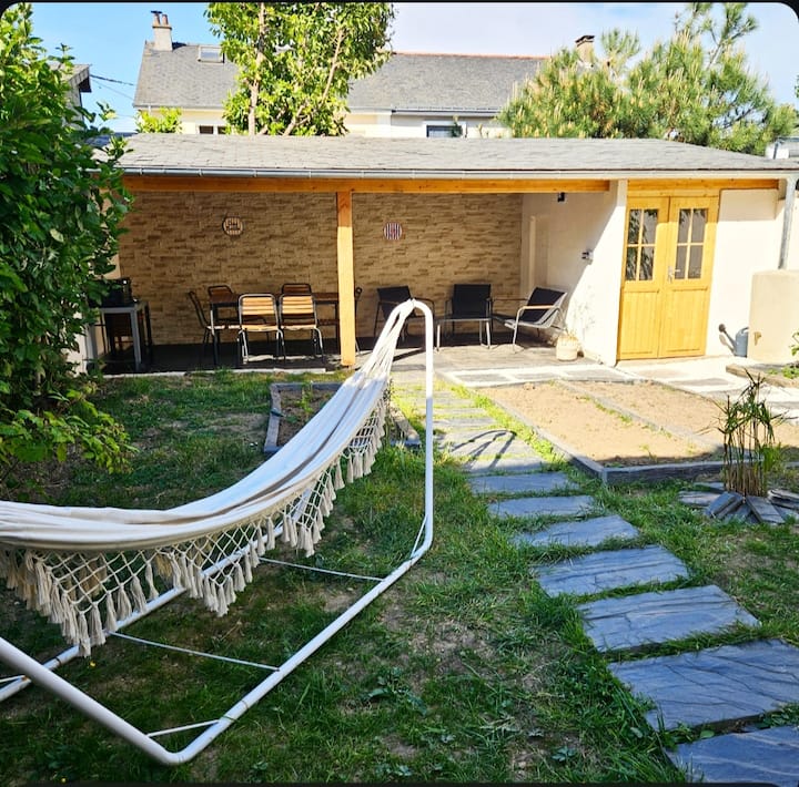 Suite 40m2 Entrée Privée, Clim, Jardin Calme - Angers