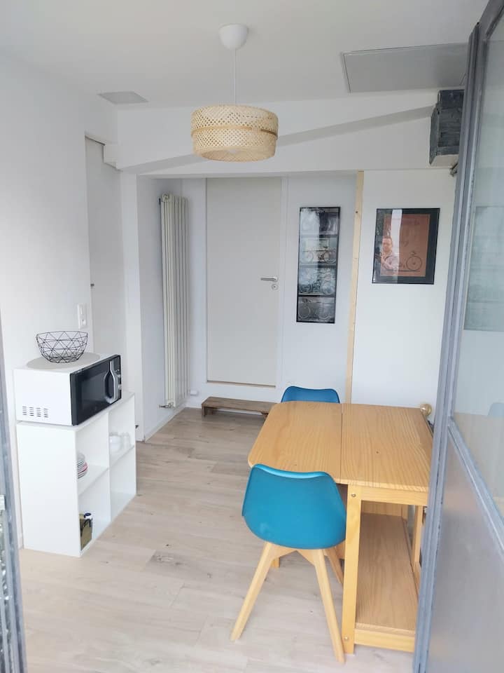 Studio Privé Entrée Privée- Clim- Chez L'habitant - Angers