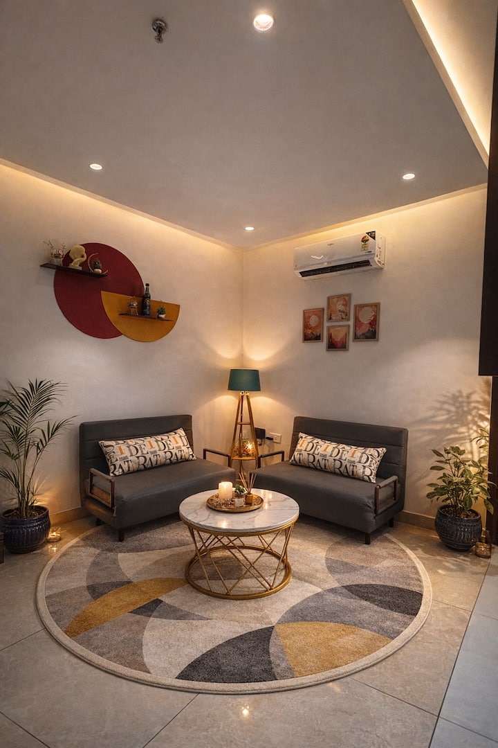 The Nook /Cozy & Spacious 2bhk /Delhi Chd Highway - Panchkula