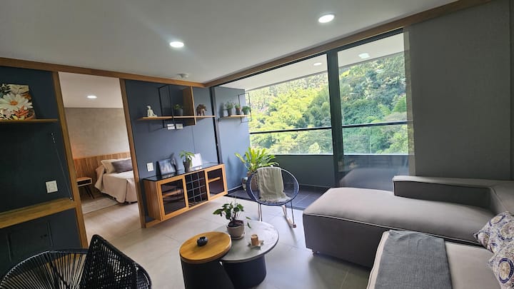 Forest View Apartment In Medellin Las Palmas - Medellín