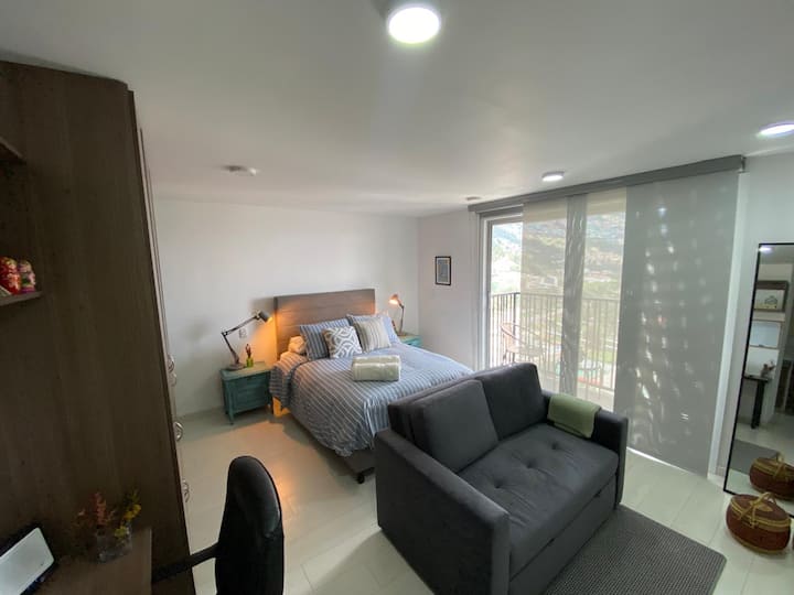 Acogedor Apartaestudio Norte De Bogotá | La Cardio - Cota