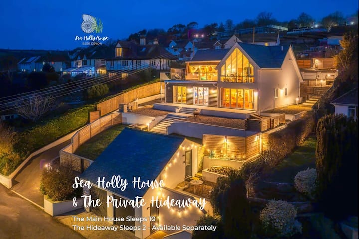 Sea Holly House + Hideaway | Sleeps 12 | Hot Tub - 得文