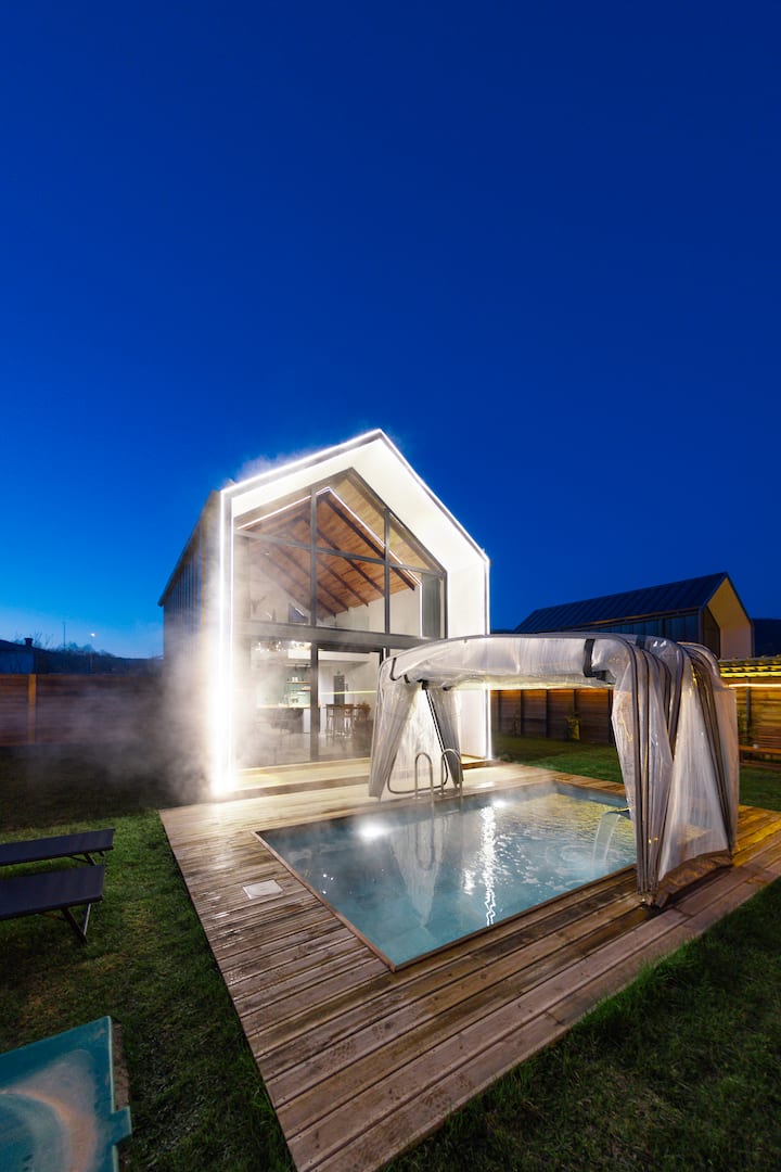 Isıtmalı Havuzlu Geniş Rubis Villa Bungalov - Abant Gölü