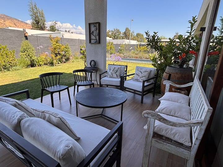 Casa Condominio Sector Alto Jahuel Con Piscina - Buin