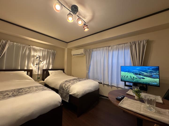 京急川崎駅徒歩7分、jr川崎駅徒歩10分、東京、横浜観光の起点に！1br、2beds、22㎡！ - Kawasaki