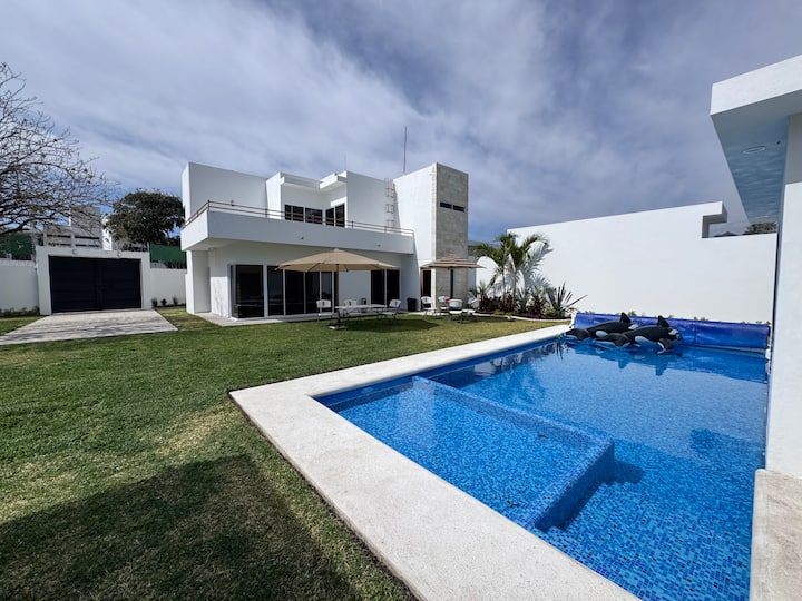 Hermosa Casa Con Alberca Para Descanso O Diversión - Oaxtepec