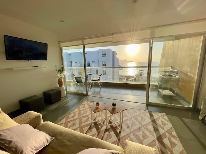 Scala502 Paracas® Depa Frente Al Mar Genial Vista - Paracas