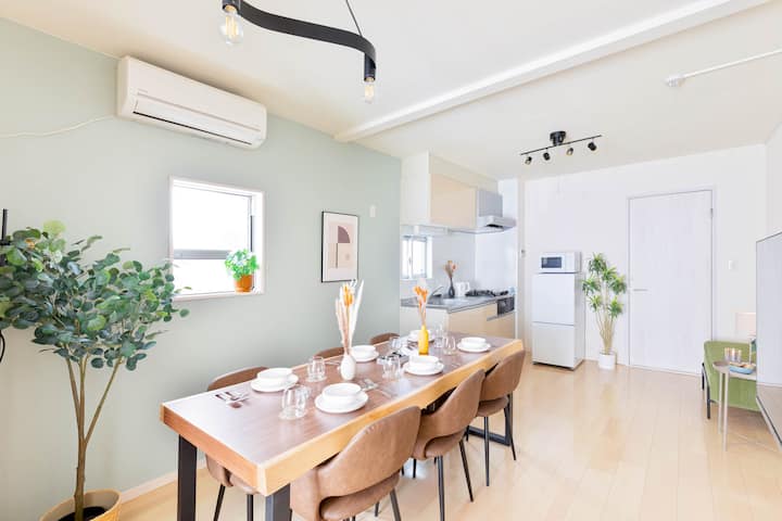 Easy Namba, Airport &Kyoto Access 4mis To Station - Japón