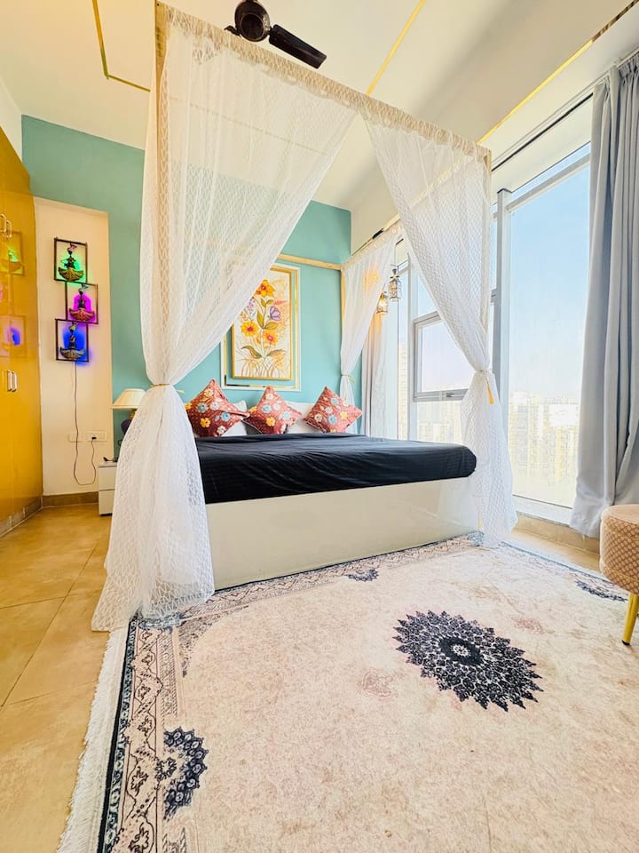 Luxurious 1bhk Apartment City View With Lockwoodzz - 노이다