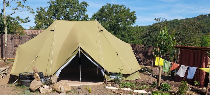 Glamping Sous Tente Nomade Dans Jardin Botanique - Montbel