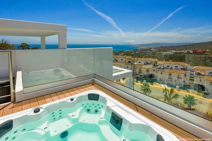 Villa Vue Mer & Gibraltar | Proche Sotogrande - Sotogrande