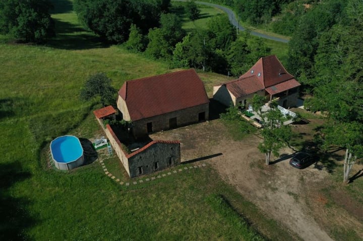 Aux Lamberts, Maison En Pierre Piscine Privée - Lalinde