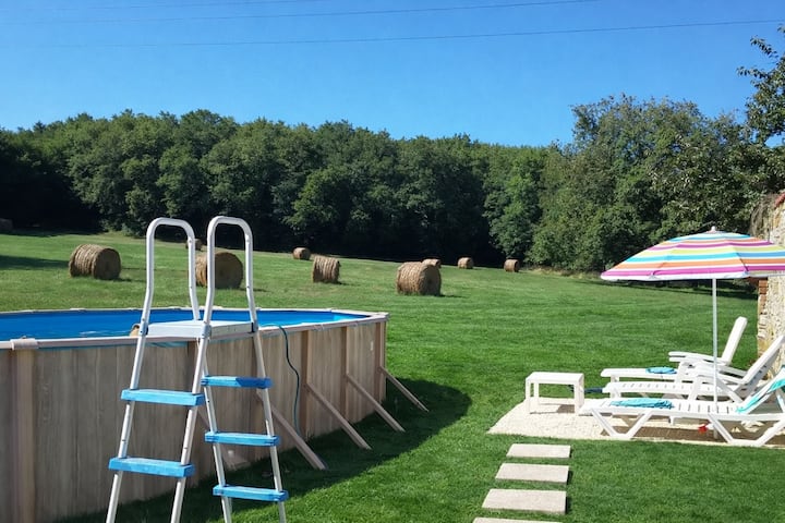 Les Lamberts, Piscine 10min Lalinde Prairies - Lalinde