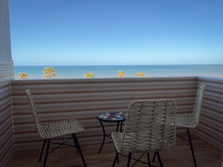 Appartement Cosy Vue Mer - Rabat