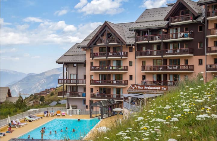 Appartement A La Montagne Avec Pisine Extérieur. - Valmeinier