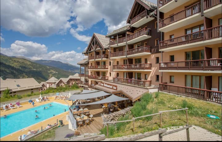 Appartement A La Montagne Avec Pisine Chauffée - Valmeinier