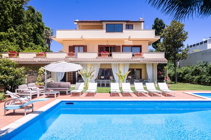 Villa Castelforte, A Mondello Con Piscina - Palermo