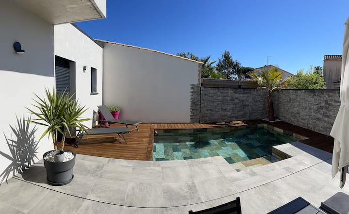 Villa Moderne Avec Piscine Entre Ville Et Mer - Montpellier