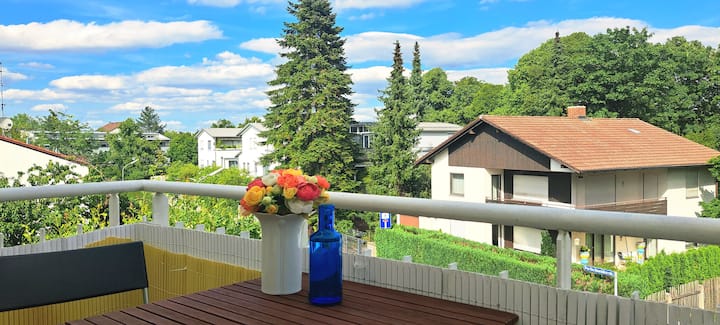 Fancy, Bright Central Roof Top Flat And Homeoffice - München