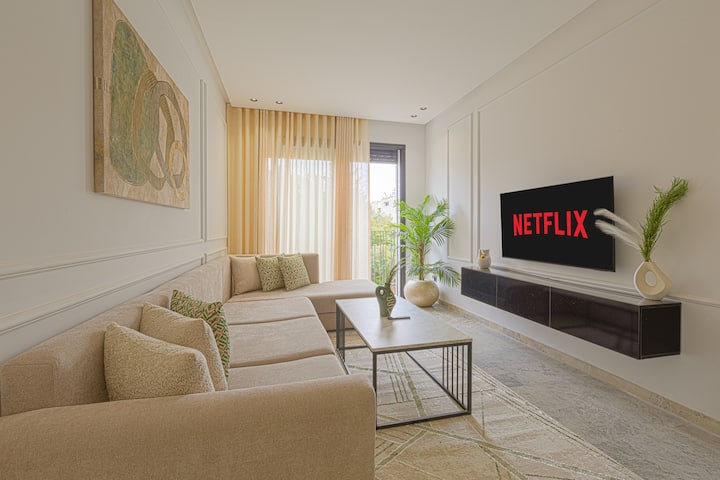 New ÉLégant 1br • Calme/ Pr-cfc /Terrasse•netflix - Casablanca