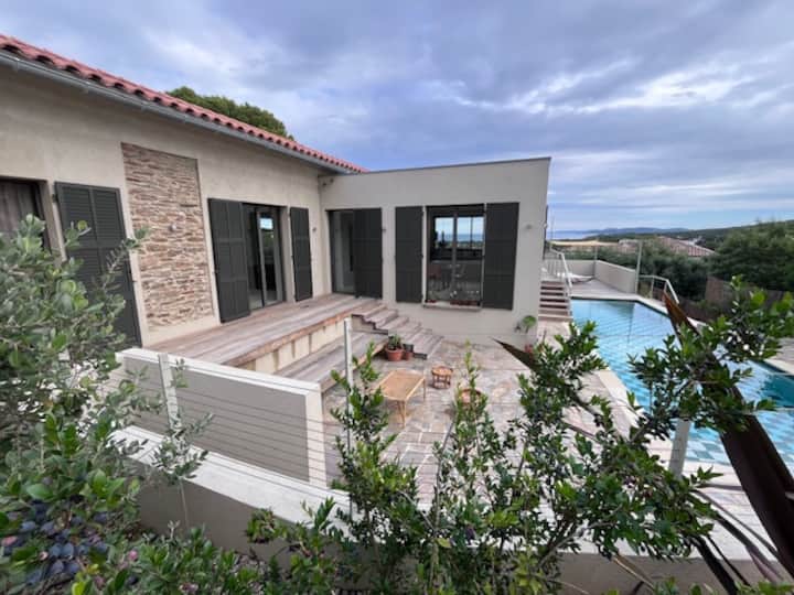 Grande Maison Vue Mer Sur La Presqu’île De Giens - Hyères