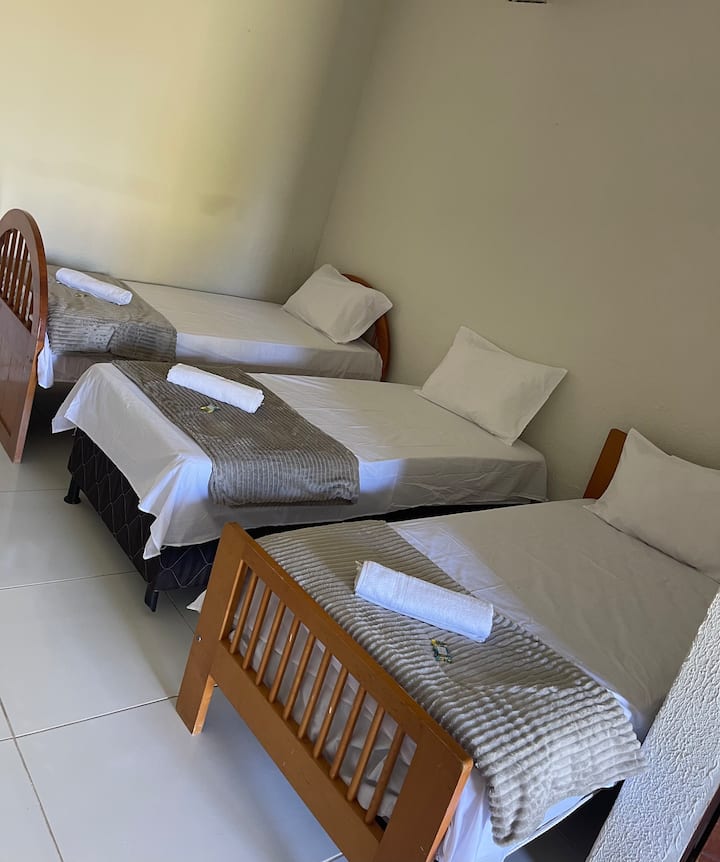 Suíte Tripla Privativa. - São Miguel dos Milagres