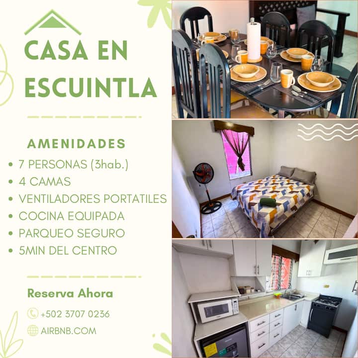 Casa Privada, Completa, 5 Min Del Centro - Masagua