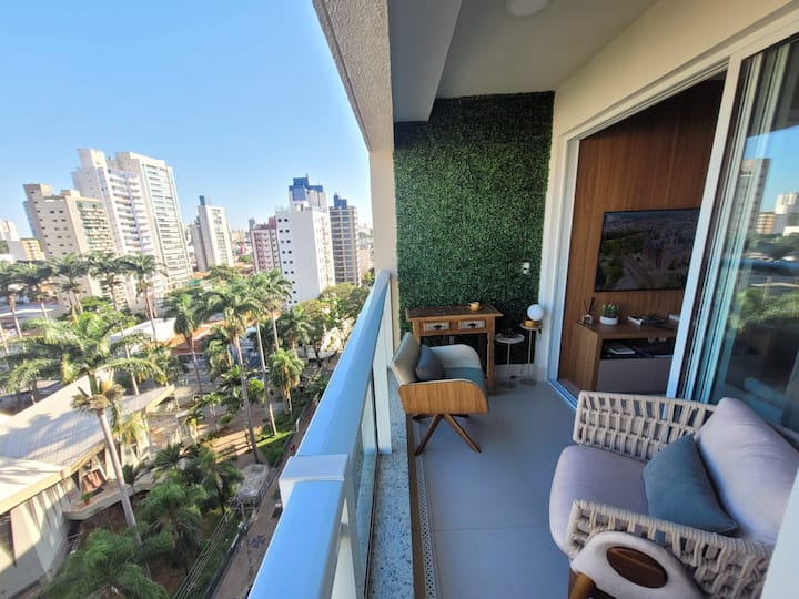 Novo, Sofisticado | 2 A/c, 1vaga A 5 Min Do Cambuí - Campinas