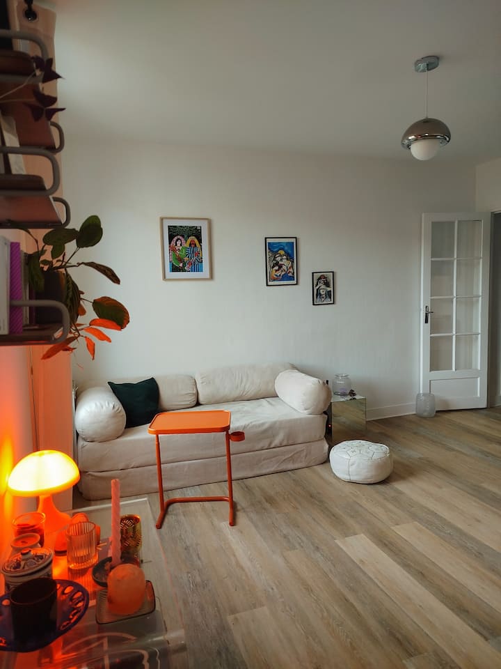 Appartement 2 Pièces Cosy Et Lumineux - Parc de la Villette