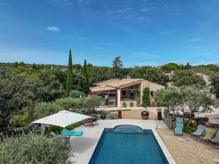Mas Avec Piscine à 10' à Pieds Du Centre De Gordes - Gordes